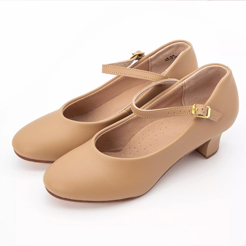 High Heel Chorus Shoes Tan – Pretty Little Dancer