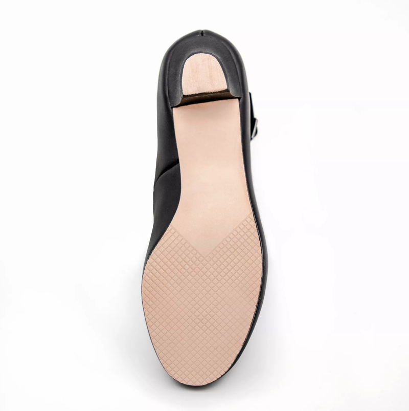 High Heel Chorus Shoes Black and Tan - Pretty Little Dancer