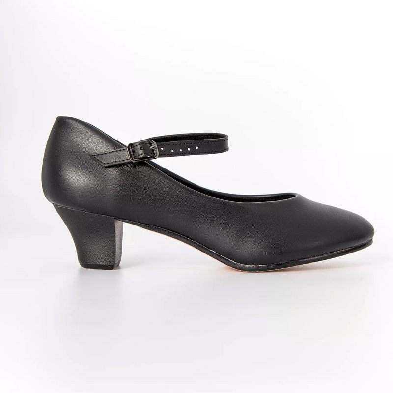 High Heel Chorus Shoes Black and Tan - Pretty Little Dancer